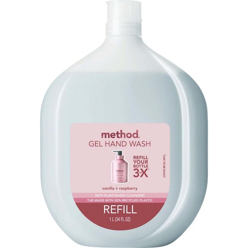 Method 34 Oz. Vanilla + Raspberry Gel Hand Wash 10586 Method 10586 ...