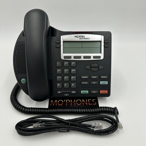 Nortel i2002 IP Phone with POE - Silver bezel - (NTDU91BB70) | eBay