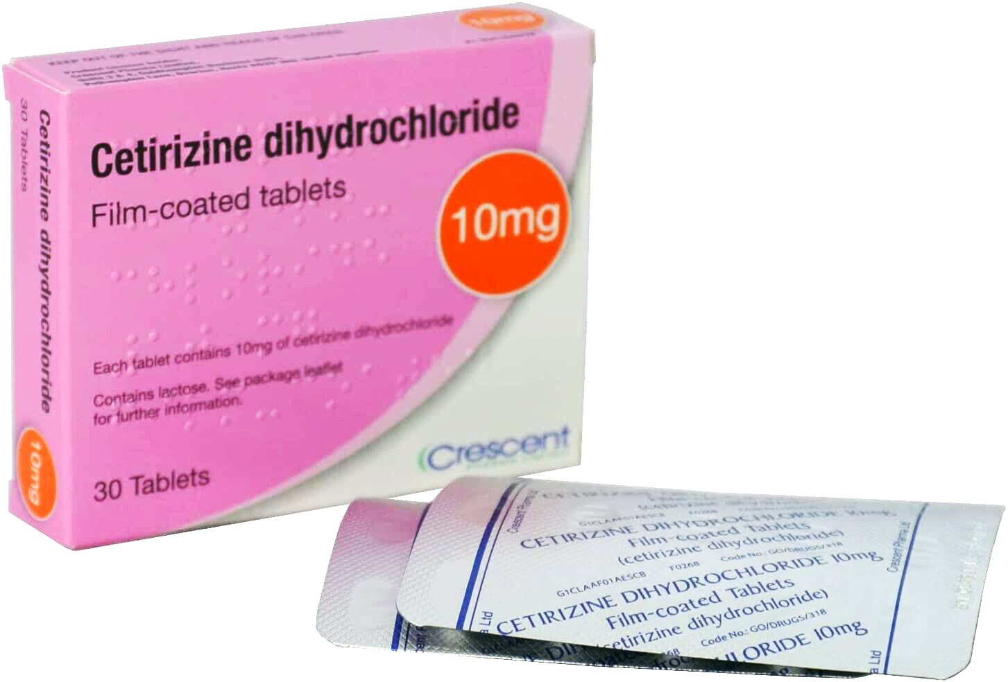 Cetirizine DiHydrochloride 10mg 30 Tablets | Allergy Relief | 1 - 12 ...