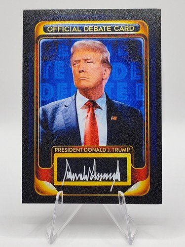 Donald Trump Custom Trading Card - Debate Card 2024 | eBay
