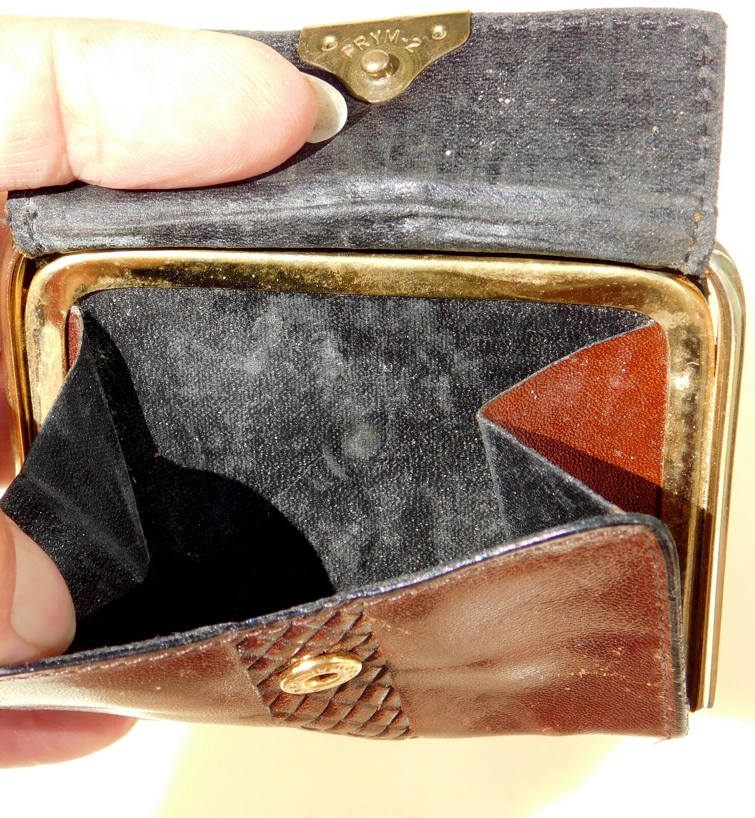 VTG MINI Coin Purse Wallet CALF LEATHER ITALY FIOCCHI PRYM-2 | eBay