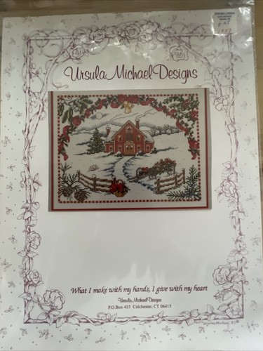 Ursula Michael Designs Winter Home Cross Stitch Pattern #186 | eBay