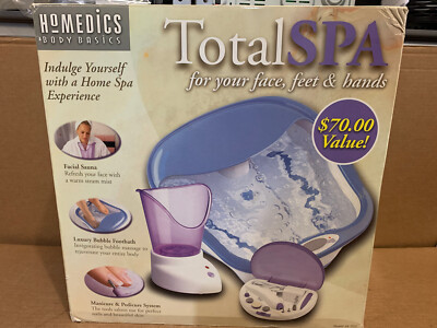 Homedics Complete Spa - Total System for face, hands, feet bath - Model ...