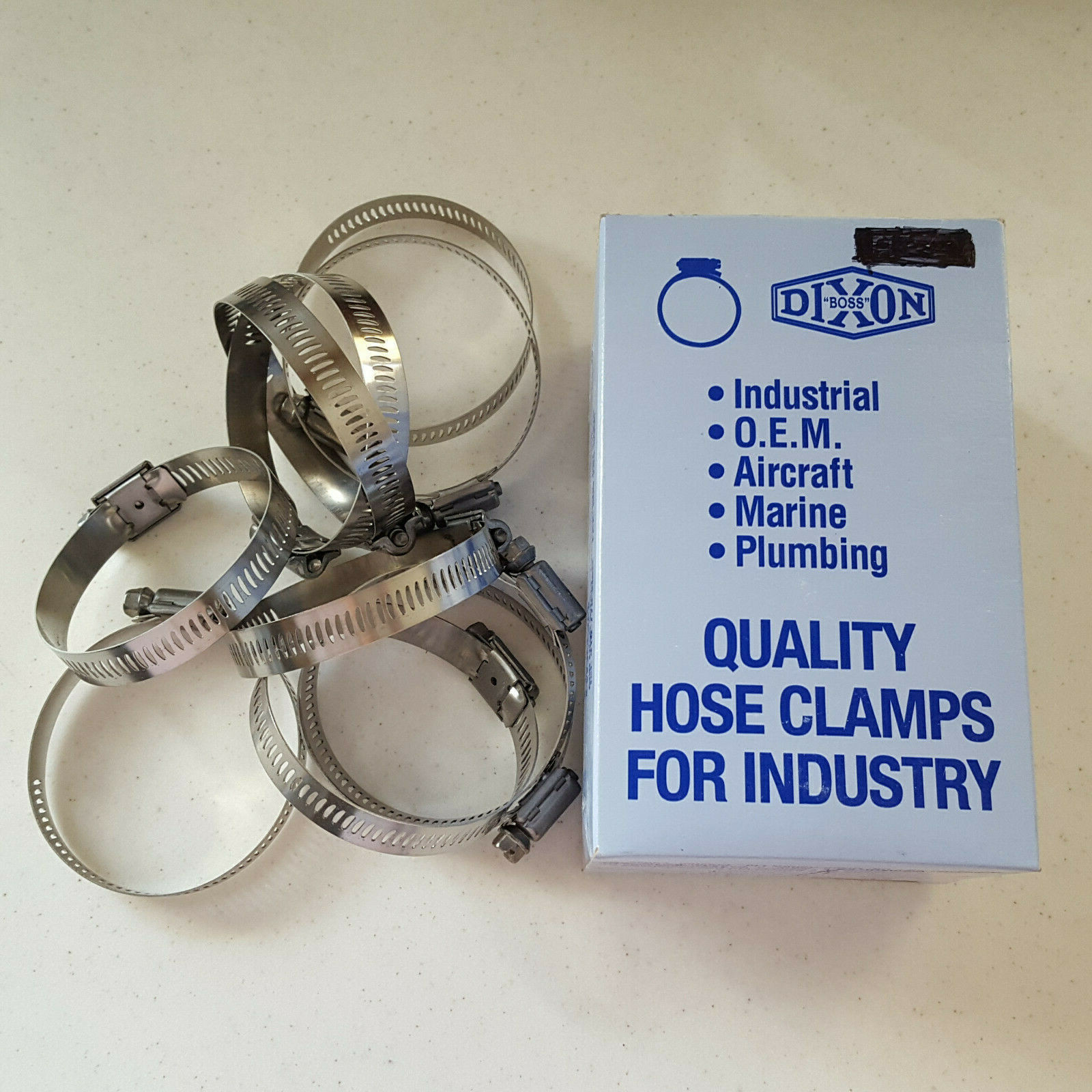 DIXON STAINLESS STEEL CLAMPS HSS-36 1-13/18-2-3/4 46-70MM A for sale ...