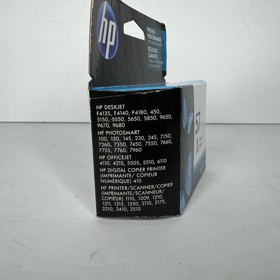 HP C6657AN 57 Tricolor Genuine OEM Printer Ink Cartridge Expired 03/ ...