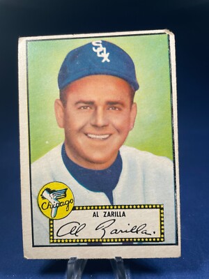 1952 Topps Baseball Card Al Zarilla #70 Chicago White Sox | eBay