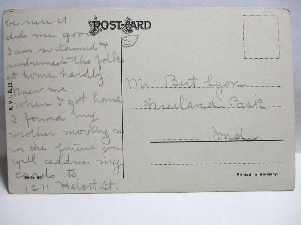 1910 POSTCARD TO BRIGHTEN UP A BUSY DAY SLY LOVE WILL ALWAYS FIND A WAY ...