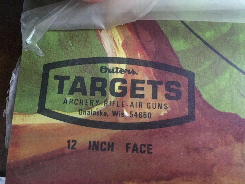 Vintage Saunders Target Bobcat Archery Rifle Air Gun Target 12In Face ...
