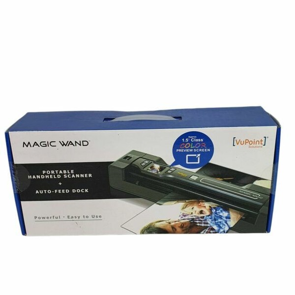 VuPoint Magic Wand Portable Scanner with Auto-Feed Dock (PDSDK-ST470-VP ...
