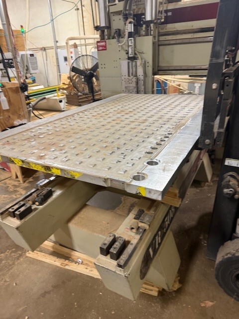 Komo VR 508 Mach 3 Vac Table Aluminum Parting out a Komo VR 508 Mach 3 ...