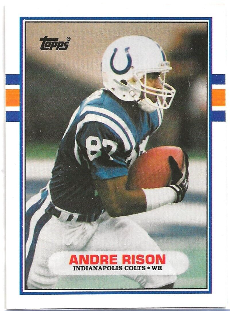 1989 TOPPS TRADED ANDRE RISON ROOKIE #102T LEGENDARY WR GREAT BUY | eBay