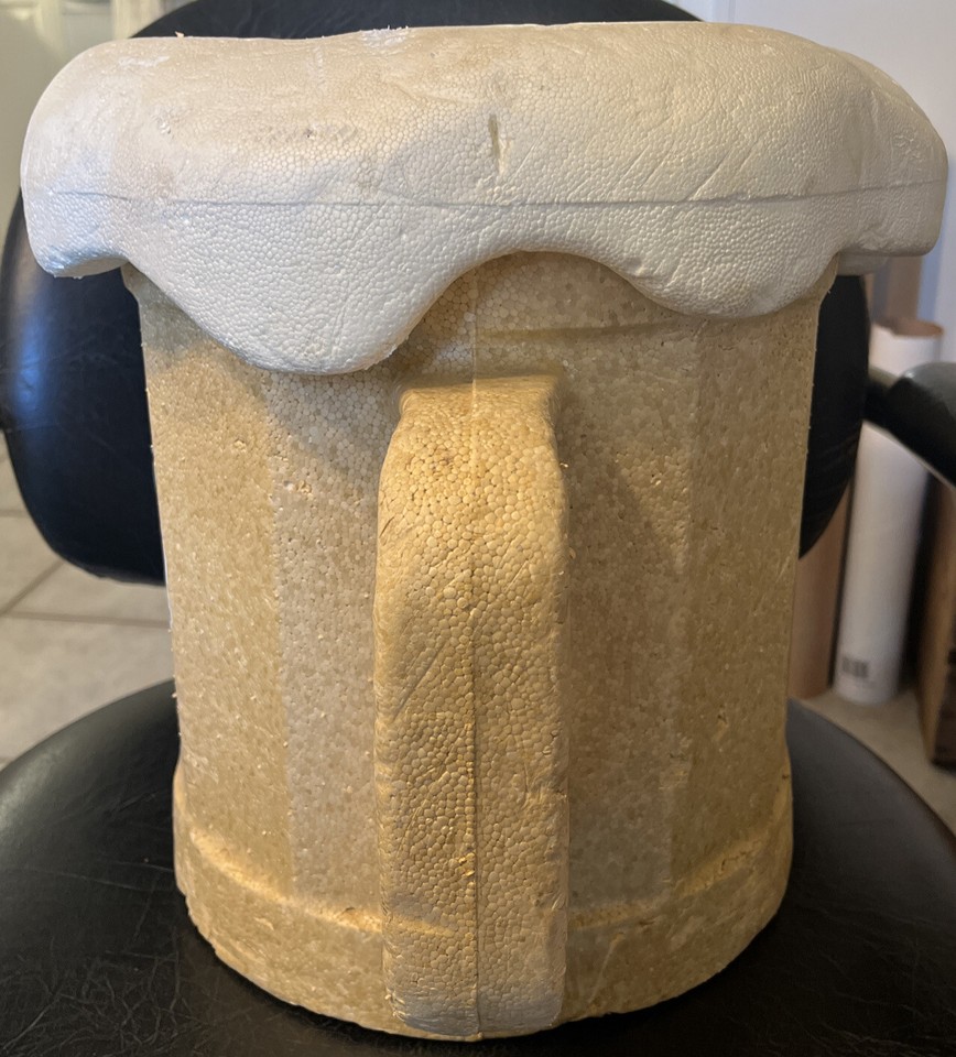 Vtg A&W Root Beer Round Styrofoam Mug Cooler 1970’s Advertising Camping ...