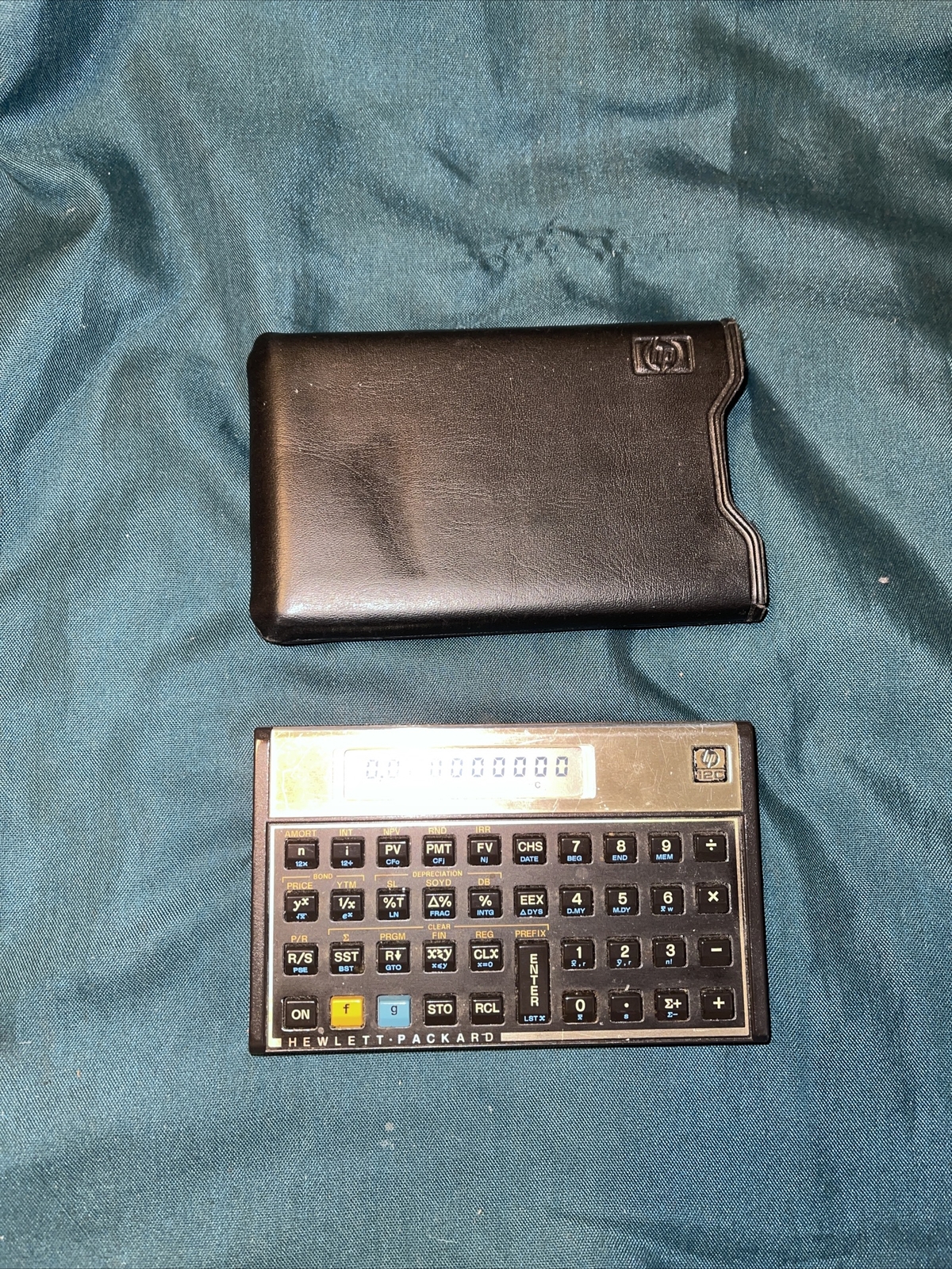 Vintage Hewlett Packard HP 12C HP-12C Financial Calculator w/ Case | eBay