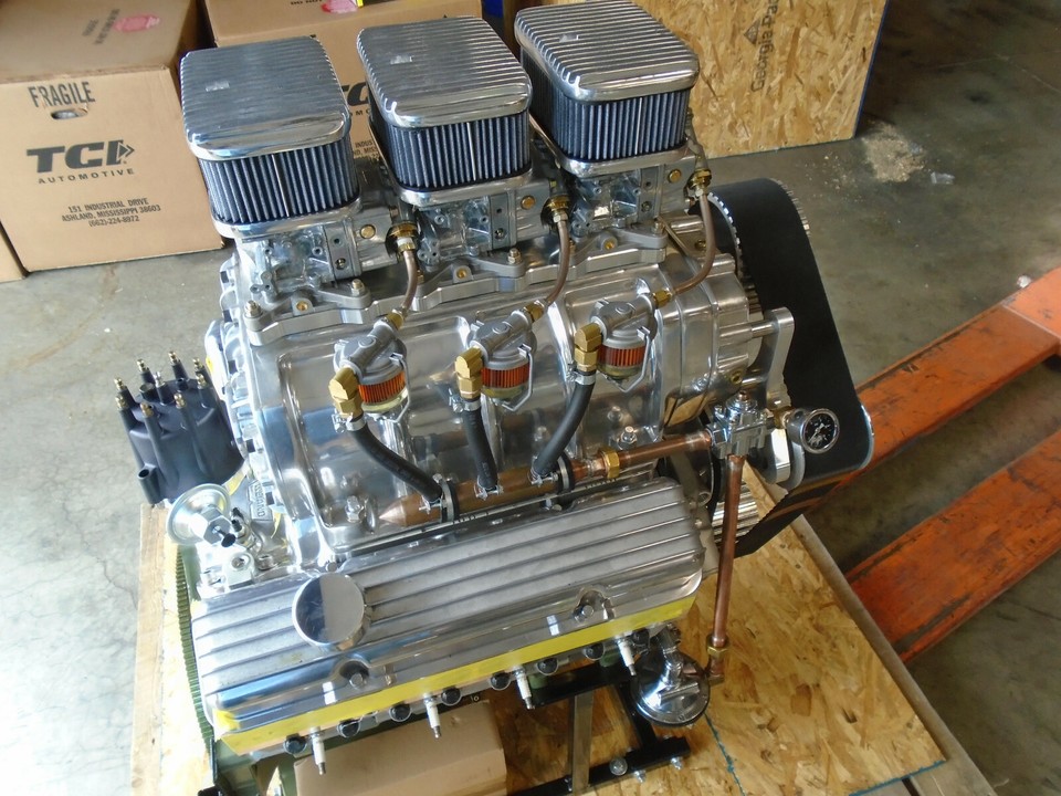 671 6-71 Blower Supercharger Adapter Six Pack Tri Power Holley Mopar ...