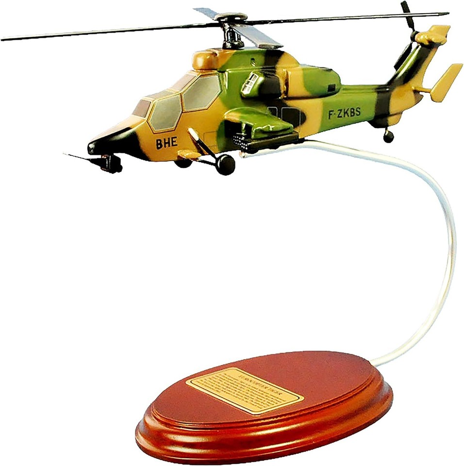 French Army Airbus Eurocopter Tiger Camo F-ZKBS Desk Helicopter 1/40 SC ...