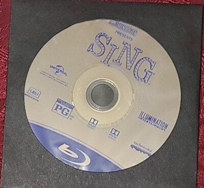 Sing Blu-ray (2016) USED Disc Only! NO Case or Artwork Included! Very Good Cond 25192366550| eBay