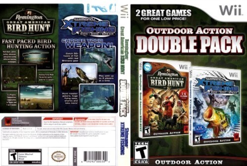 Outdoor Action Double Pack Nintendo Wii Remington Bird Hunt / Xtreme ...