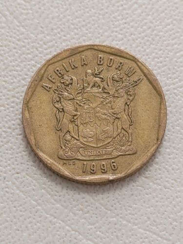 1996 - South Africa - 50c - Fifty Cents Afrika Borwa Coin Kayihan Coins ...