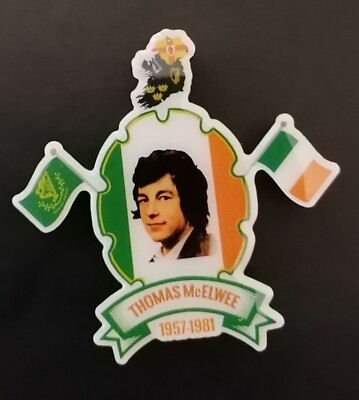 Thomas McElwee Irish Republican hunger striker pin badge. | eBay