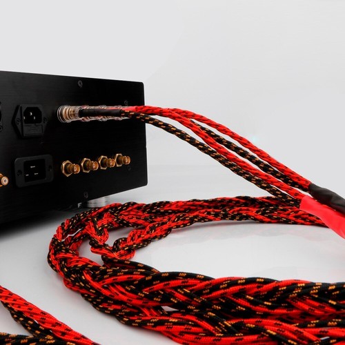 Pair HIFI Western Electric Speaker Cable LoudSpeaker Wire Audio Line ...