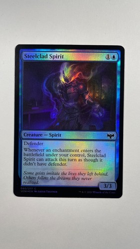 MTG Innistrad Crimson Vow Steelclad Spirit Foil 080/277 Magic the ...
