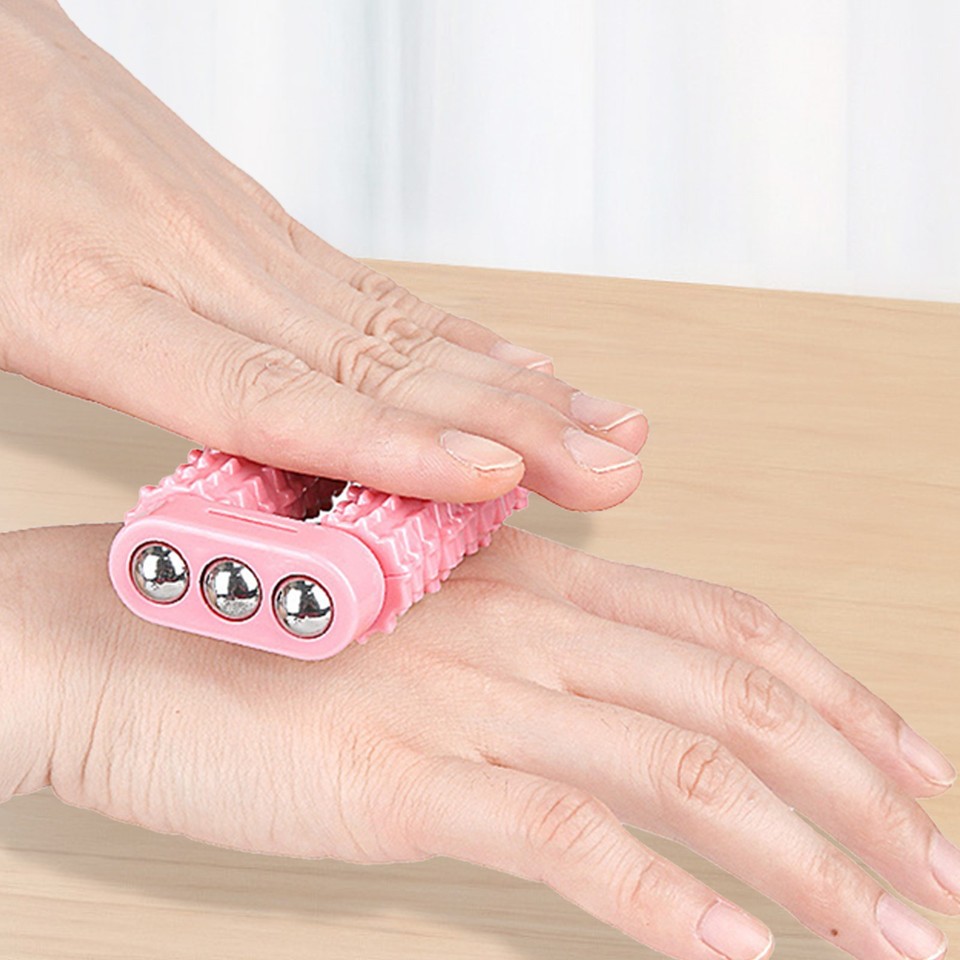 Hand Massage Roller Finger Massager Exercise Wrist Roller Grip For ...