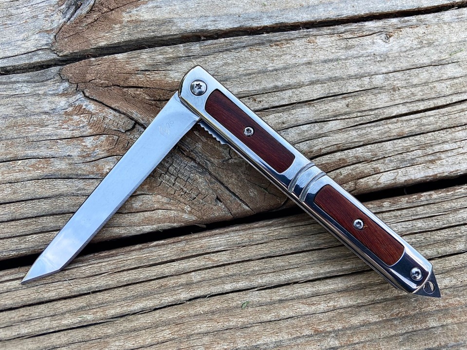Stainless Steel EDC Pocket Knife, Ball Bearing Pivot, 440 Stainless | eBay