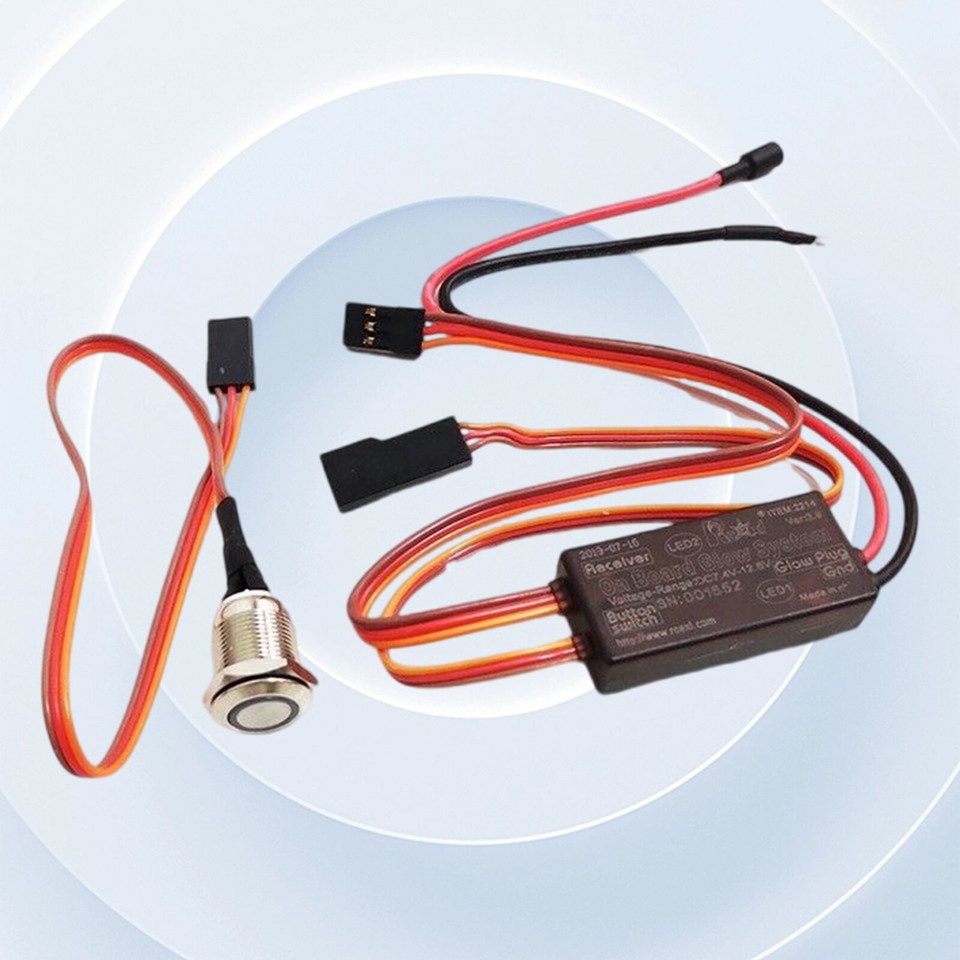 RC Model Airplane Glow-Nitro 2 &4 -Stroke Engine on Board Glow Plug ...