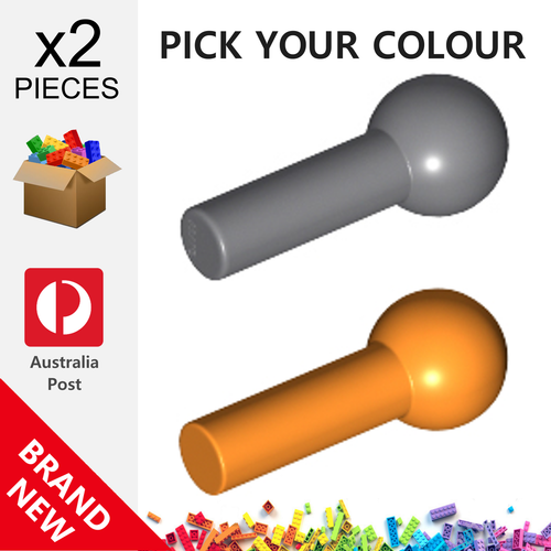 2x Genuine LEGO™ - Bar 1L with Tow Ball - 22484 67692 67853 New Parts ...