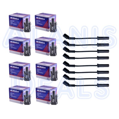 OEM Ignition Coil Package (8 Ignition Coils & 8 SPlug Wires) For LS2 ...