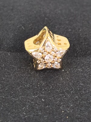 Pandora Charm Celestial Star Clear CZ 768466C01 Clear Zirconia Genuine ...