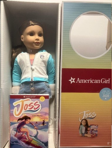American Girl 18" JOSS KENDRICK & Book 2020 GOTY with factory PIERCED ...