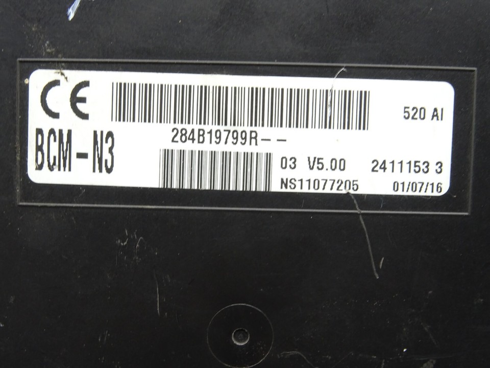 RENAULT MASTER MK3 2017 2.3 DCI 2.3 DCI BODY CONTROL MODULE BCM ...