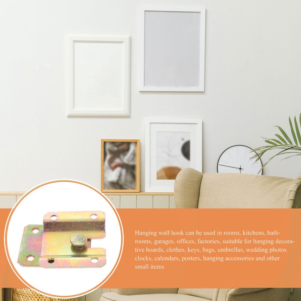 6 Pcs Keyhole Connector Embedded Bracket Heavy Duty Clothes | eBay