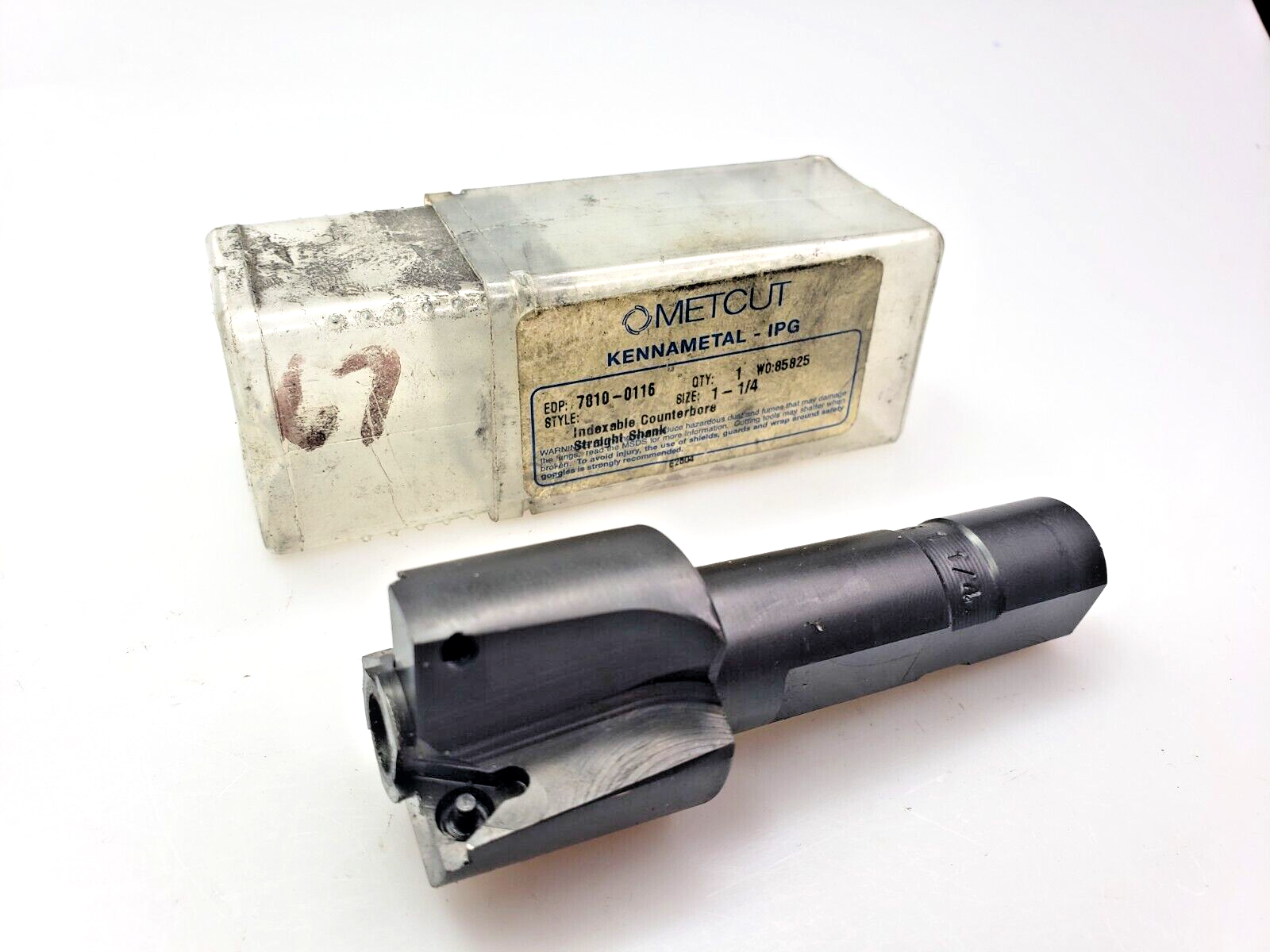 Kennametal Metcut 1-1/4" Counterbore 7810-0116 1.25" C Bore Milling ...