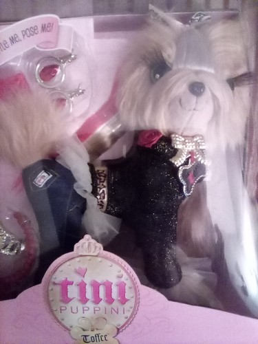 NEW TINI PUPPINI TUTU TOFFEE DOG PUPPY TOY Plush STUFFED DRESS STYLE ...