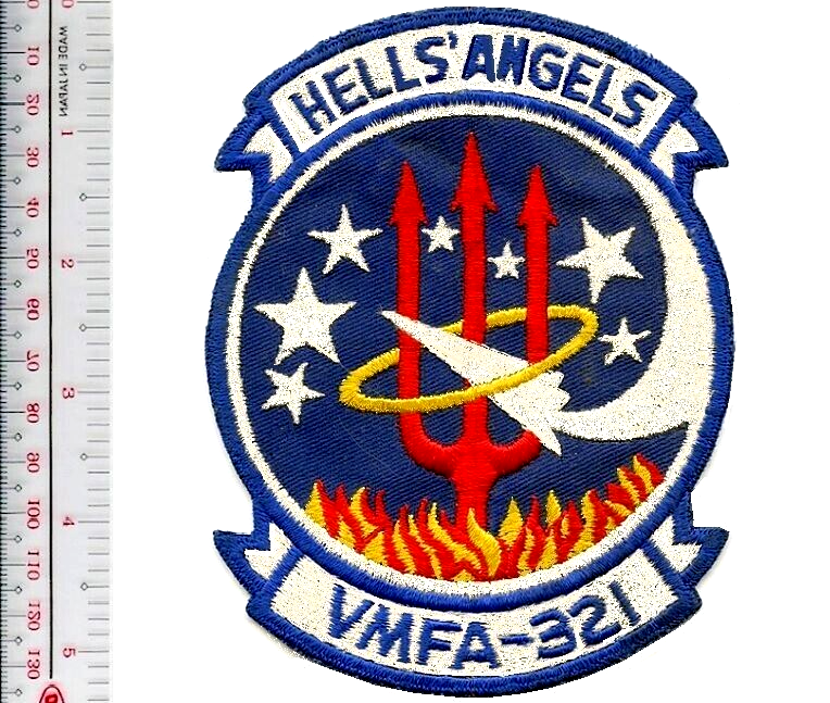US Marine Corps Marine Fighter Attack Squadron 321 Hells Angels F-18 ...