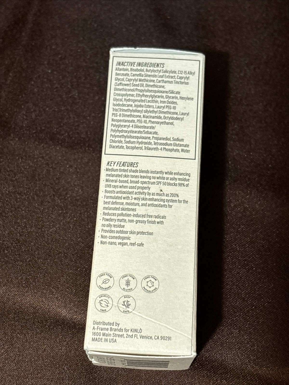 4X Kinlo Golden Rays Sunscreen Medium TINTED MINERAL SUNSCREEN Exp 2/ ...