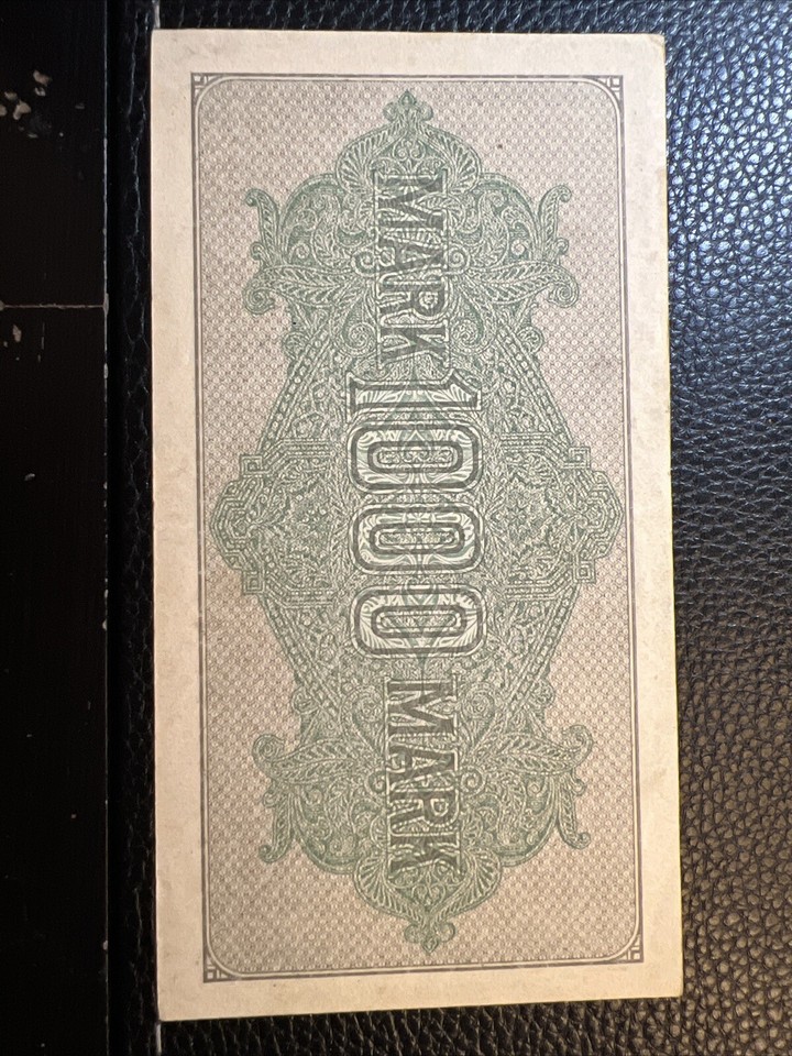 1922 German Reichsbanknote Tonsend Mark 1000 Bank Notes | eBay