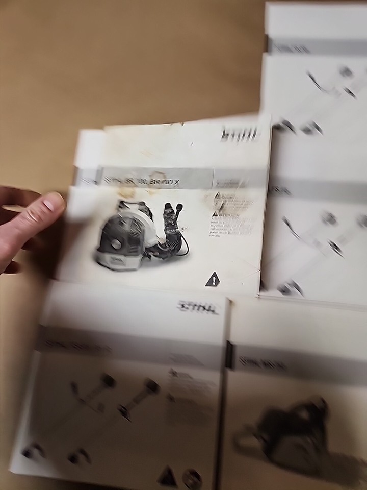 Stihl power Equipment Manuals Lot Of 6 Br700 Km111 Fs91 Ms251 Fs55 | eBay