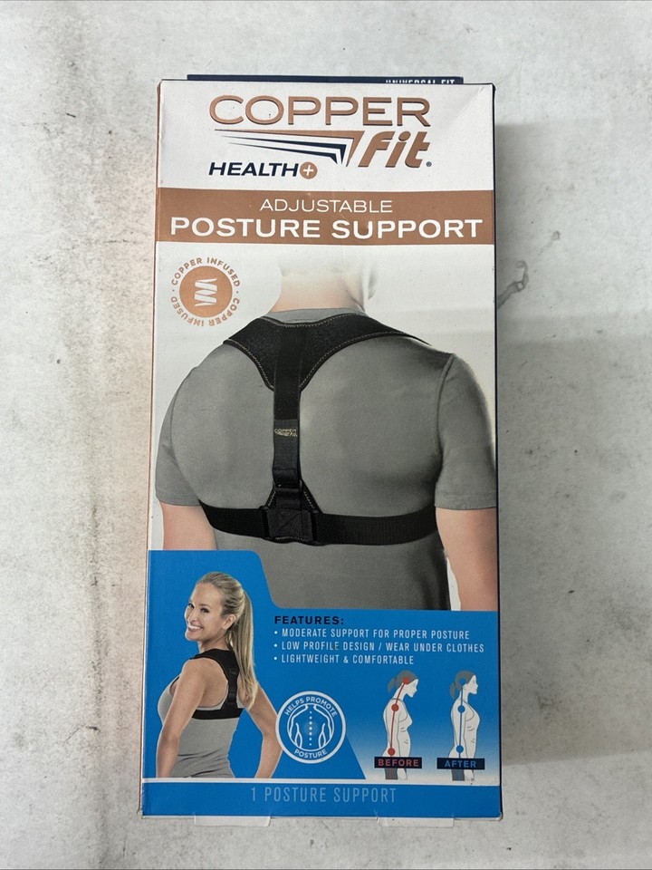 Copper Fit Health + Adjustable Posture Support Unisex Men Women One ...