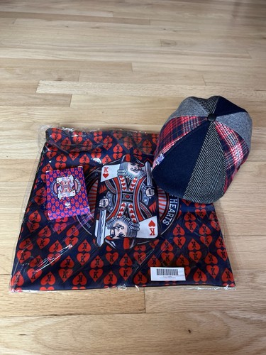 Boston Scally Company King Of Hearts Cap, Dust Bag, 1 Pin & Deck Of ...
