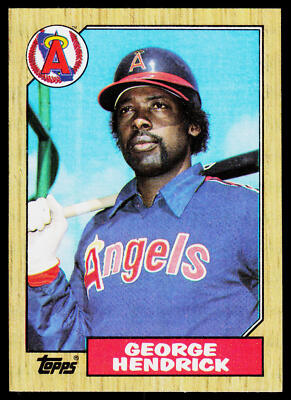 1987 Topps #725 George Hendrick | eBay