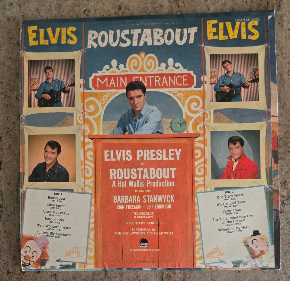 Elvis Presley Roustabout Soundtrack LP Vinyl Record Album RCA | eBay