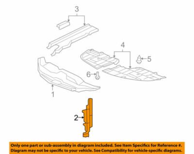 53294-33070 Toyota Deflector, radiator side, lh 5329433070, New Genuine ...
