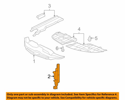 53294-33070 Toyota Deflector, radiator side, lh 5329433070, New Genuine ...
