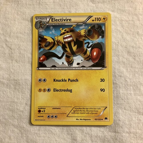 Electivire 43/122 Uncommon BREAKPoint NM Pokemon card | eBay