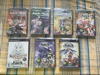 .hack and .hack GU series PS2 7 games All New Sealed 45557180119| eBay