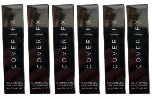 (6 Pack) COVER FX Shimmer Veil in HALO 4ml/.14oz Full Size NEW IN BOX ...