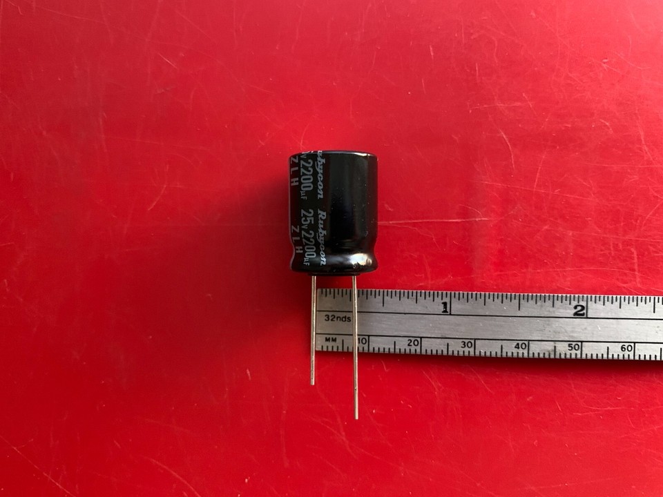 10x 25ZLH2200M16X20 RUBYCON CAPACITOR ALUM 2200UF 25V 105' 16x20 RADIAL | eBay